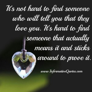 It's not hard to find someone - Informative Quotes